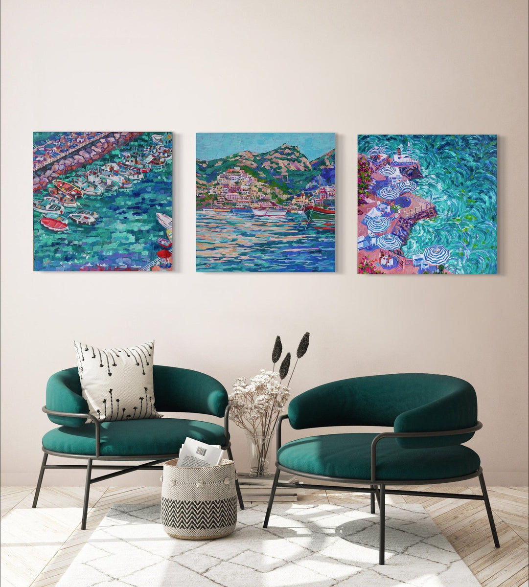 Heather Nagy - "On the Water- Positano" – Xanadu Gallery