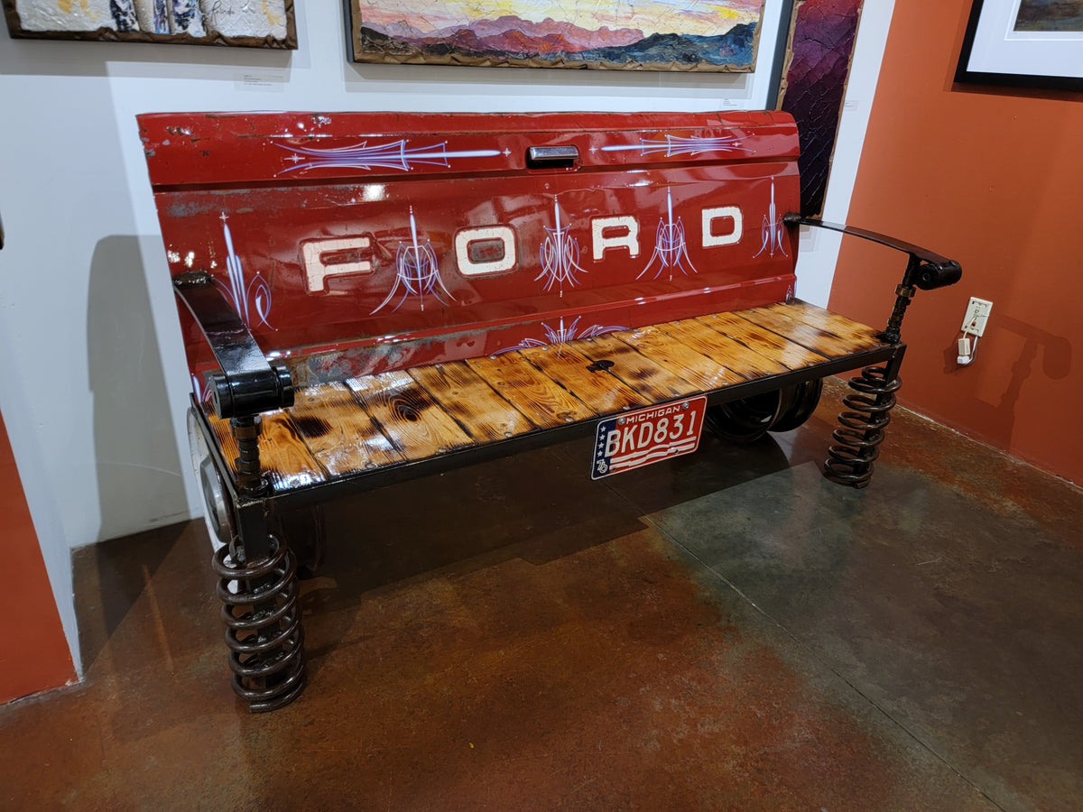 Anthony Donno - "Red Ford Bench " – Xanadu Gallery