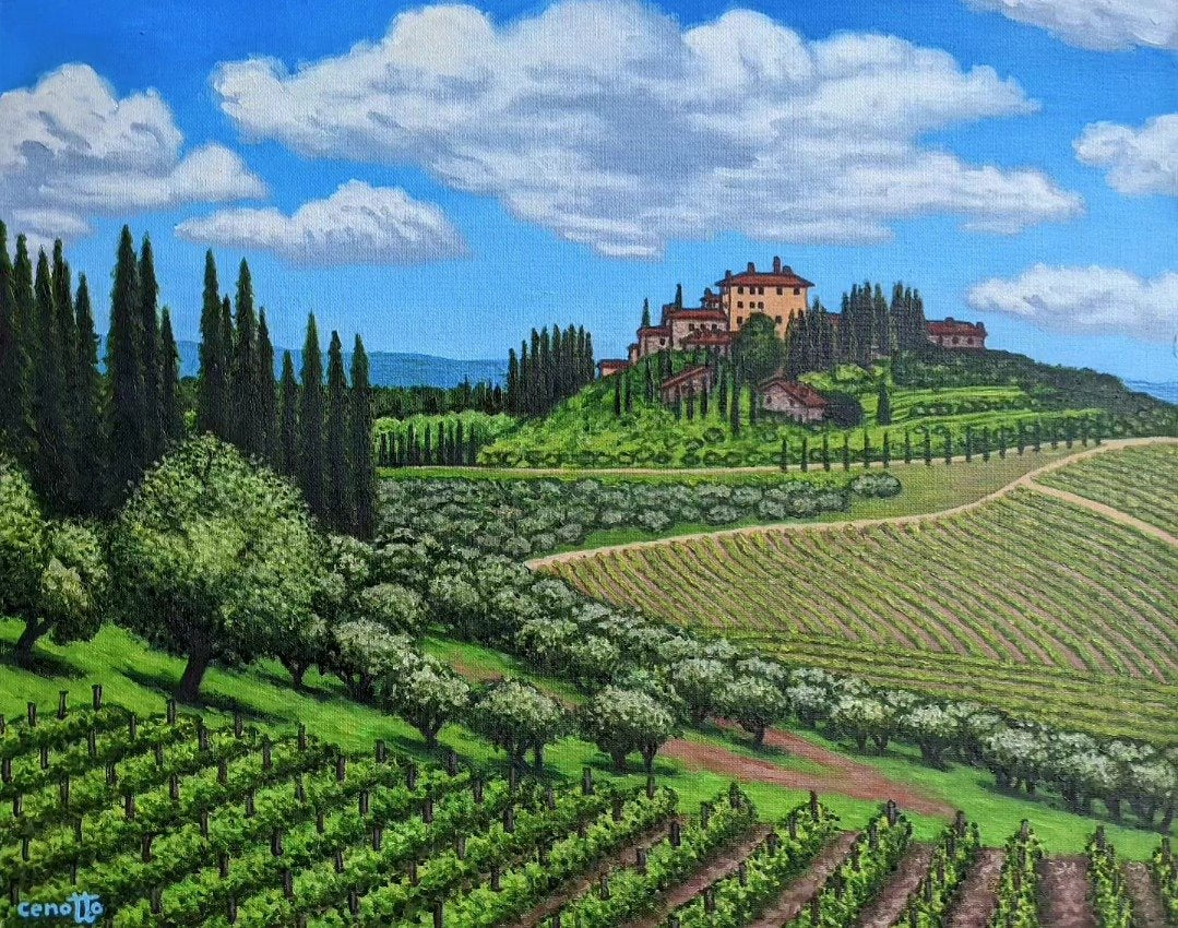 Lawrence Cenotto - "Toscana Scenes & a Nice Chianti" – Xanadu Gallery